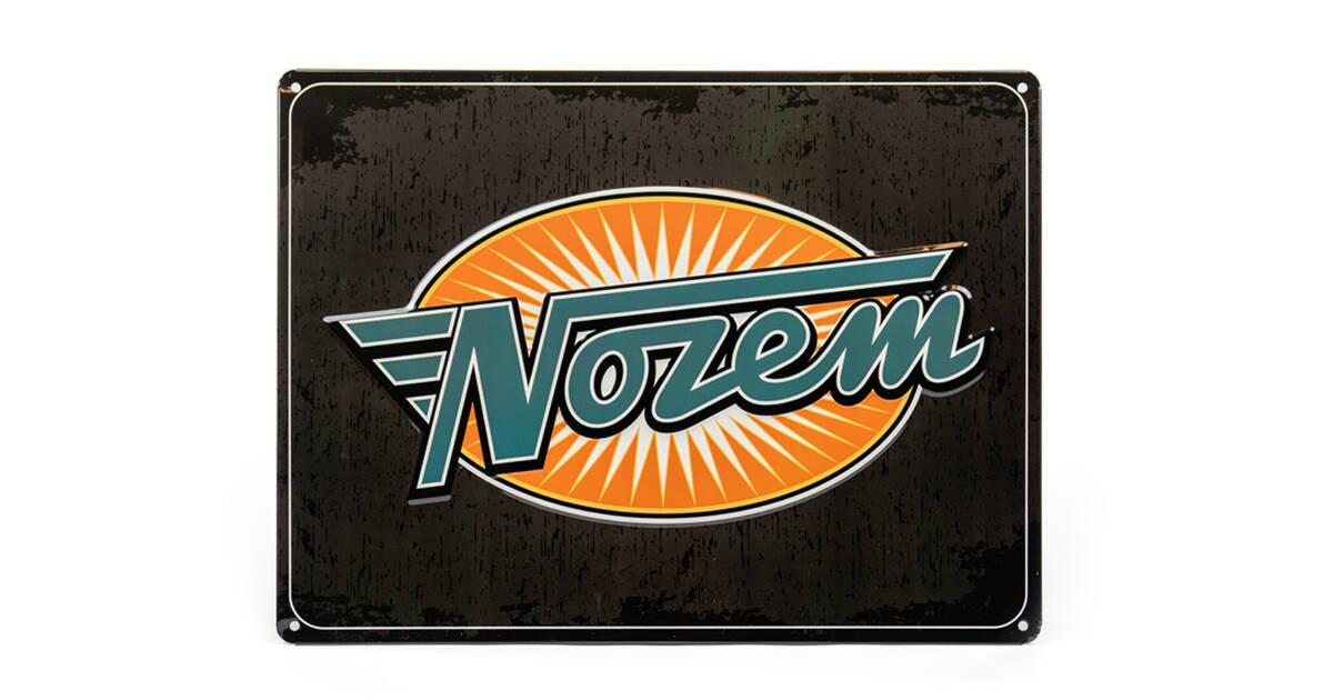 Wandbord | Nozem Oil | Zwarte Cross